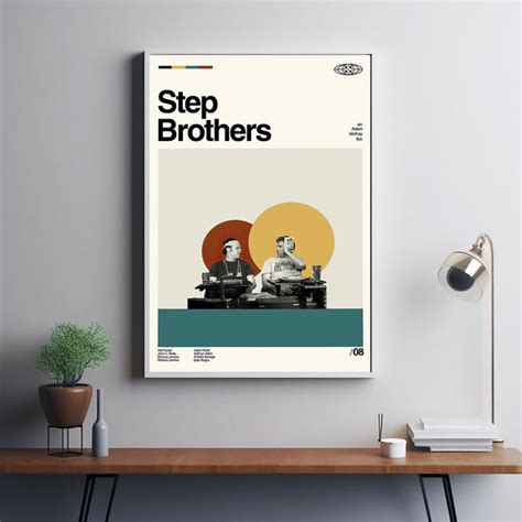Step Brothers Poster Retro Movie Print Modern Vintage Movie Poster