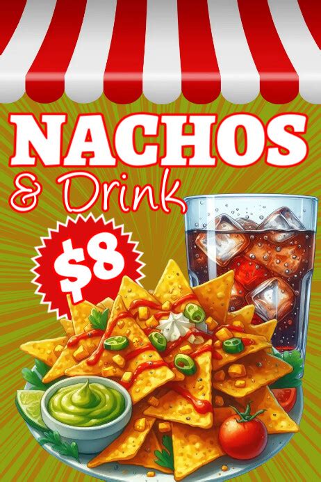 Plantilla De Nachos On Sale Poster Template Postermywall