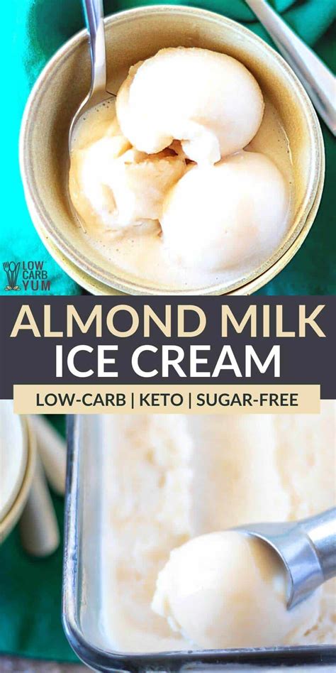 Vanilla Homemade Almond Milk Ice Cream Recipe Homemade Almond Milk