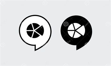 Pie Chart Icon Business Financial Report Research Data Analysis Sign
