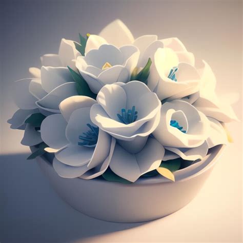 Premium Ai Image Idea Items Flower Models For Game Or Print