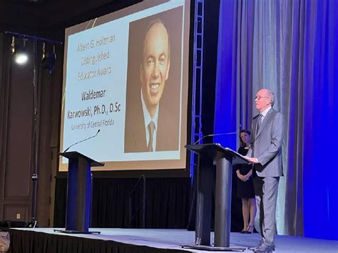 Waldemar Karwowski Recognized With Distinguished Educator Award