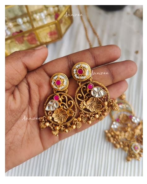 Sage Antique Kadi Kundan Set Anairaa