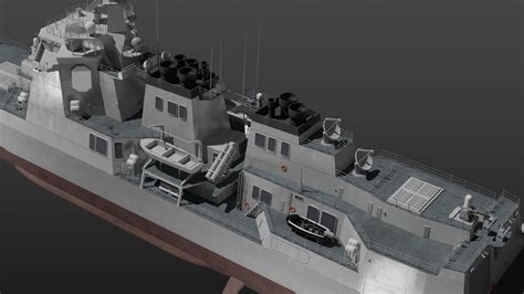 Atago Class Destroyer 3d Model By Ennuishao