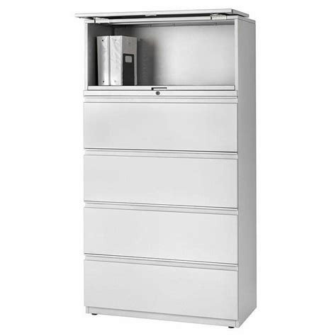 5 Drawer 42 Wide Lateral File Unisource Office Furniture Parts Inc