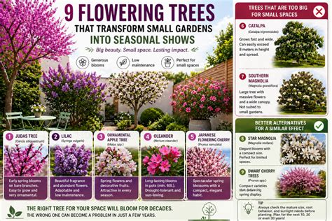 The Tiny Garden Secret 9 Flowering Trees That Turn Small Spaces Into