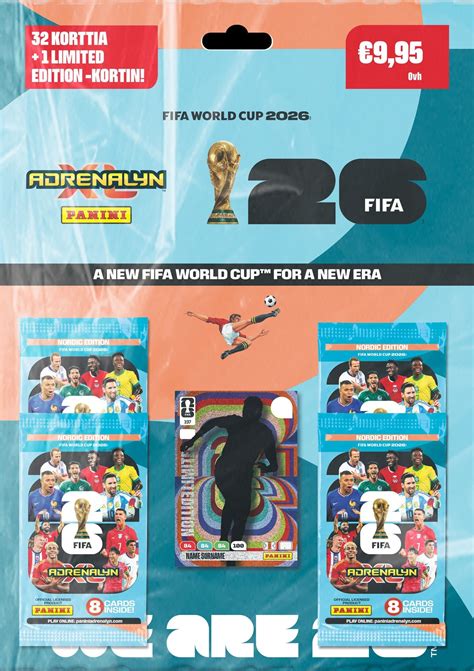 Fifa Adrenalyn Xl World Cup 2026 Multipack Jalkapallokortit Muksumassi