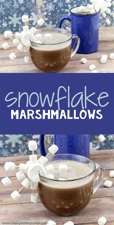 Snowflake Marshmallows A Tasty Addition To Your Hot Chocolate