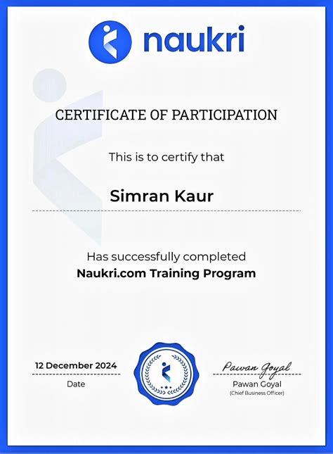 Simran Kaur On Linkedin Talentacquisition Naukri Certification Continuouslearning