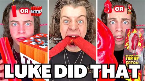 Luke Did That Spicy Food Challengr Spicy Food Challengr Compilation