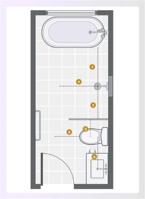 11 Small Bathroom Floor Plan Examples To Maximize Space