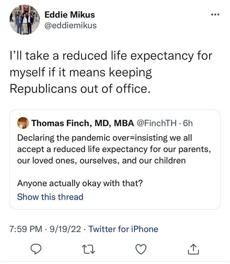 According To Eddie Mikus Youre A Bad Person Unless Youre Willing To