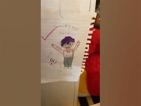 I Draw Justin Lankybox Youtube