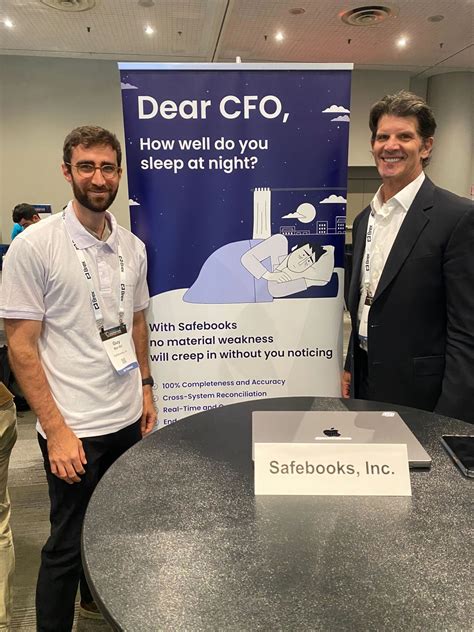 Guy Bar Gil And Steve Sovik Are Ready At The Finance And Accounting Technology Conference Come Say