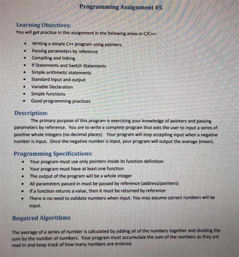 Solved Programming Assignment 5 Learning Objectives You