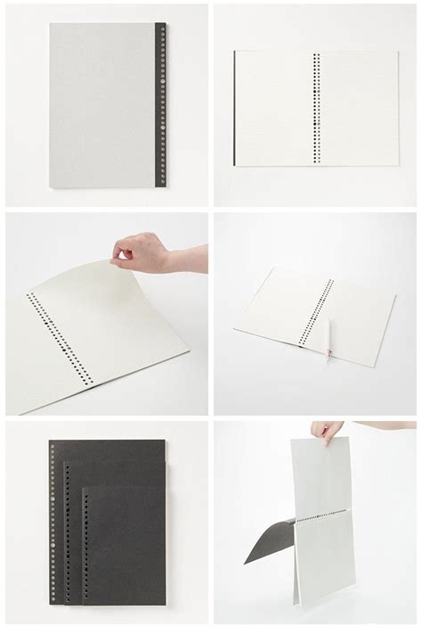 Muji Loose Leaf Notebook Ring Binder Refills Paper A5 B5 A4 Etsy