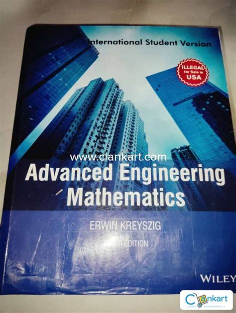 Buy Advanced Engineering Mathematics 10ed Isv Book In Excellent Condition At