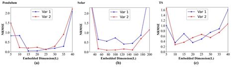 Forecasting Metric Variation With The Embedded Dimension L A