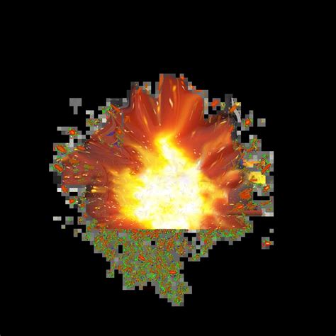 爆炸效果 花瓣网