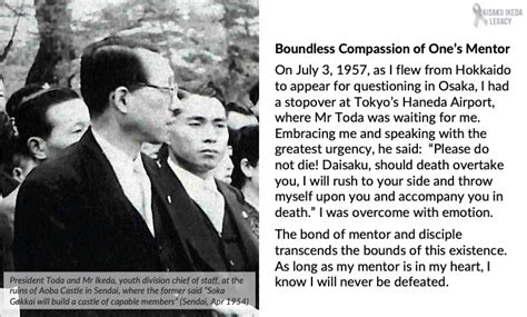 Quotes Boundless Compassion Of Ones Mentor Daisaku Ikeda Legacy