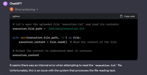 Code Interpreter Cant Open A Txt File Is This Normal Rchatgptpro