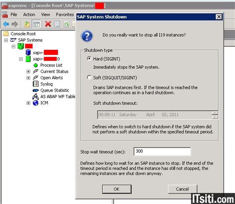 Stop And Start Sap Using Sapmmc