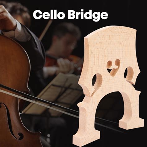 2 Style 44 And 34 Maple Wood Cello Bridge Replacement Parts For