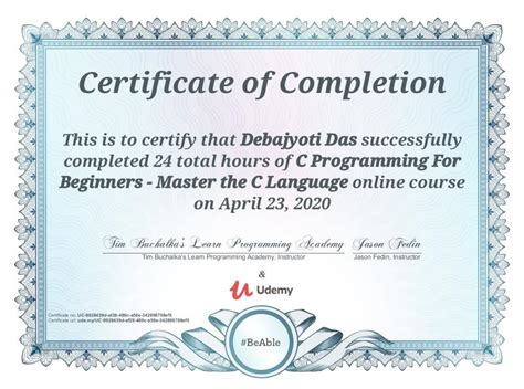 Debajyoti Das On Linkedin Cprogramminglanguage Udemy