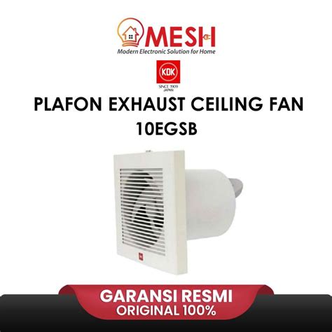 Jual Kdk Exhaust Fan Kamar Mandi 4 Inch Plafon 10egsb Kipas Angin