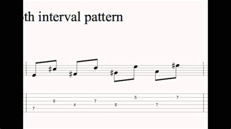 6th Interval Pattern Youtube