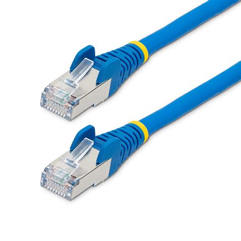 Startech 10m Lszh Cat6a Ethernet Cable 10gbe Sftp 100w Poe Blue