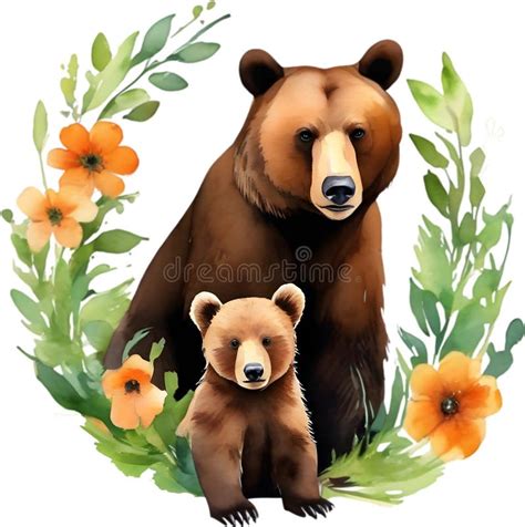 Mama Bear Cubs Stock Illustrations 61 Mama Bear Cubs Stock