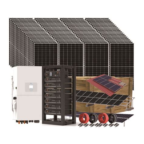 40kw Hybrid Solar System 20kwh Maxbo Solar