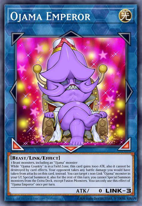 Ojama Emperor Yu Gi Oh Card Database Ygoprodeck