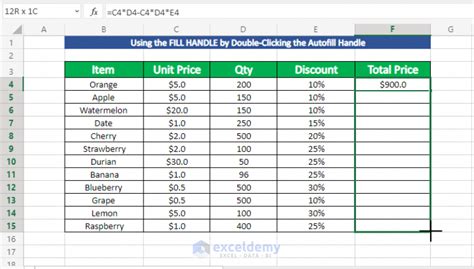 How To Use Autofill Formula In Excel 6 Ways ExcelDemy