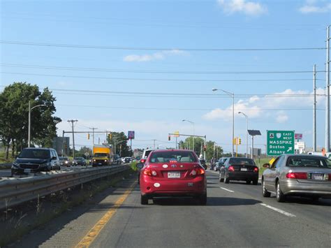 Massachusetts Interstate 291 Eastbound Cross Country Roads