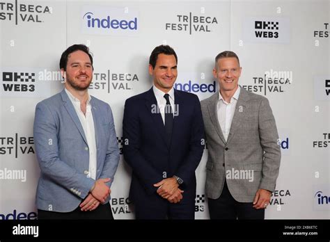 New York Ny June 10 2024 Roger Federer Attends The World Premiere