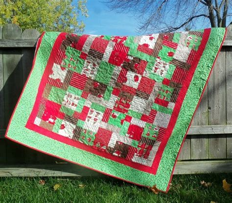 Love This Looks Like A Layer Cake Stack Slice And Shuffle Quilts Lap Quilt Santas Little