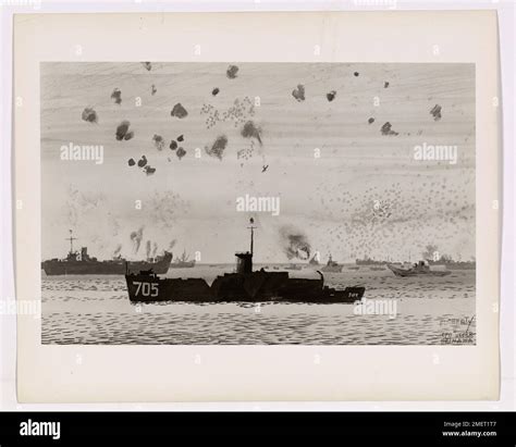 This Artwork By Coast Guard Combat Artist John J Floherty Jr Also Known As John F Floherty