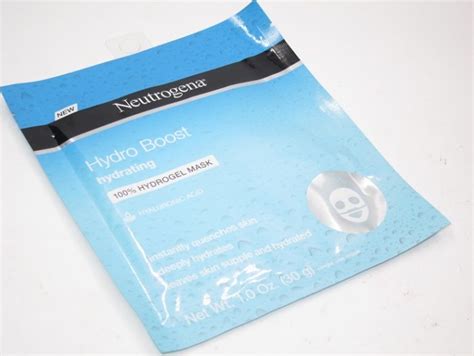 Neutrogena Hydro Boost Hydrating 100 Hydrogel Mask Review Musings Of