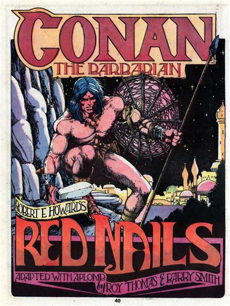 Beach Bum Comics Barry Windsor Smiths Breathtaking Conan In Red