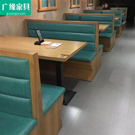 定制实木双人卡座主题餐厅卡座桌椅组合休闲沙发甜品奶茶火锅桌椅虎窝淘