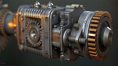 A Detailed View Of A Complex Metal Gear Assembly Showcasing Intricate