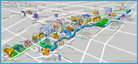 Las Vegas Map For Tourist Travelsfinderscom
