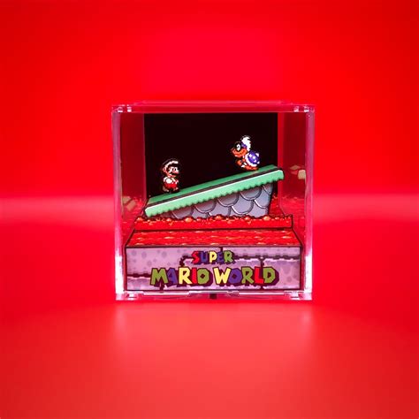 Super Mario World Lava Battle With Iggy Video Game Room Decoration