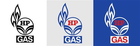 Hp Gas Logo Icon Vector Free Download 19550726 Vector Art At Vecteezy