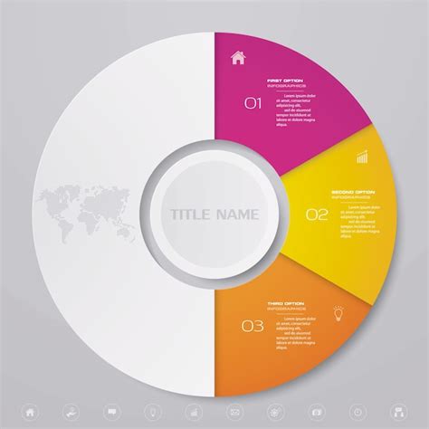 Premium Vector Cycle Chart Infographic For Data Presentation