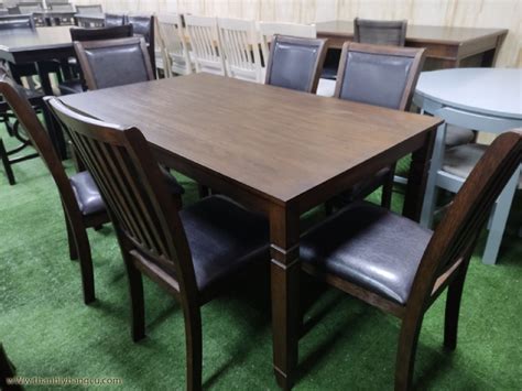 Thanh Lý Bộ Bàn ăn 6 Ghế Gỗ Nệm B06