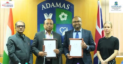 Adamas University And University Of Sussex Uk Signs Memorandum Of