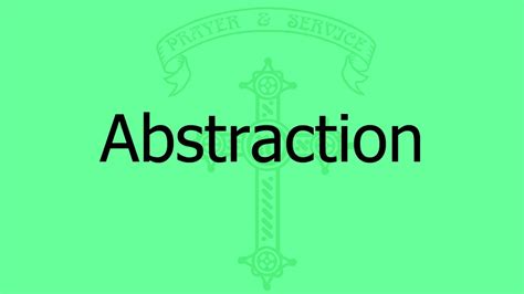 Introduction To Abstraction Youtube